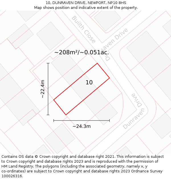 10, DUNRAVEN DRIVE, NEWPORT, NP10 8HS - £186,000
