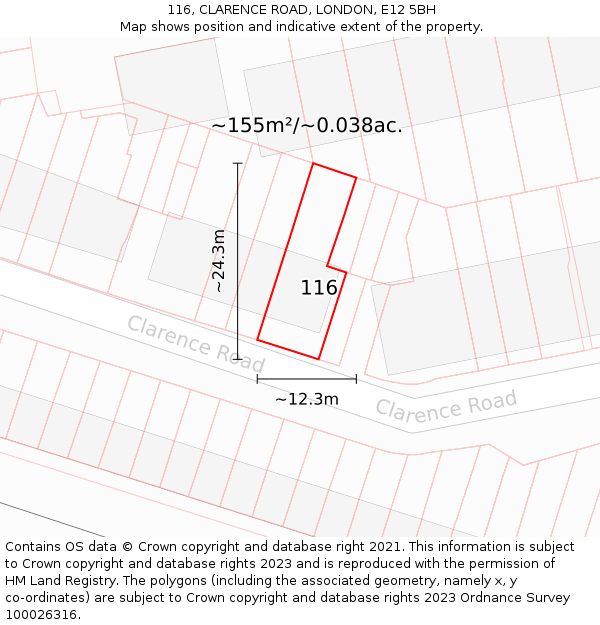 116, CLARENCE ROAD, LONDON, E12 5BH - £180,000