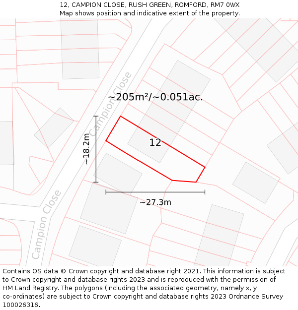 12, CAMPION CLOSE, RUSH GREEN, ROMFORD, RM7 0WX - £435,000