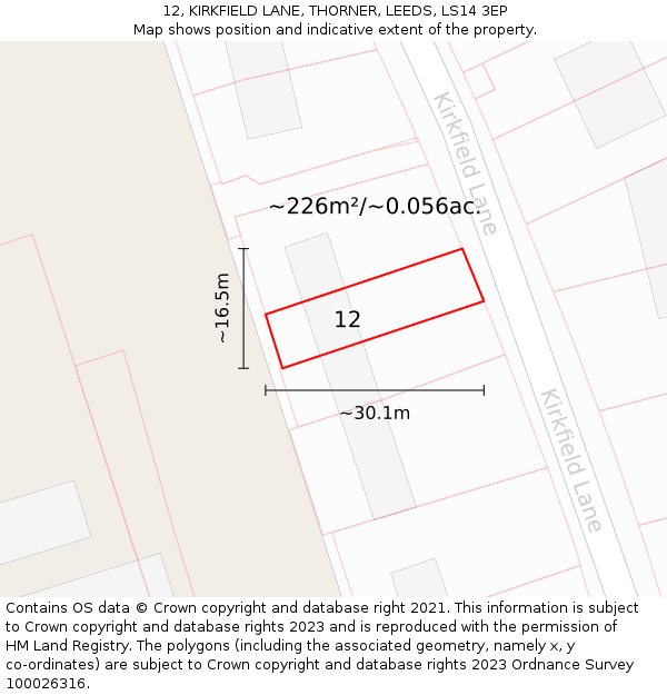 12, KIRKFIELD LANE, THORNER, LEEDS, LS14 3EP - £285,000