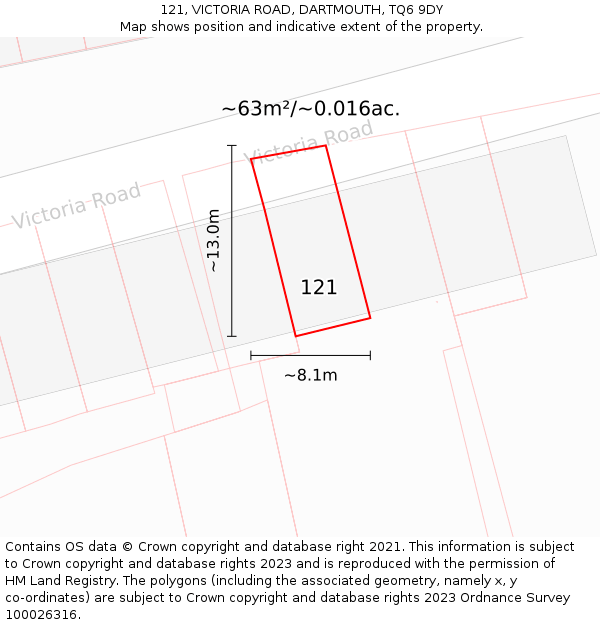 121, VICTORIA ROAD, DARTMOUTH, TQ6 9DY - £310,000
