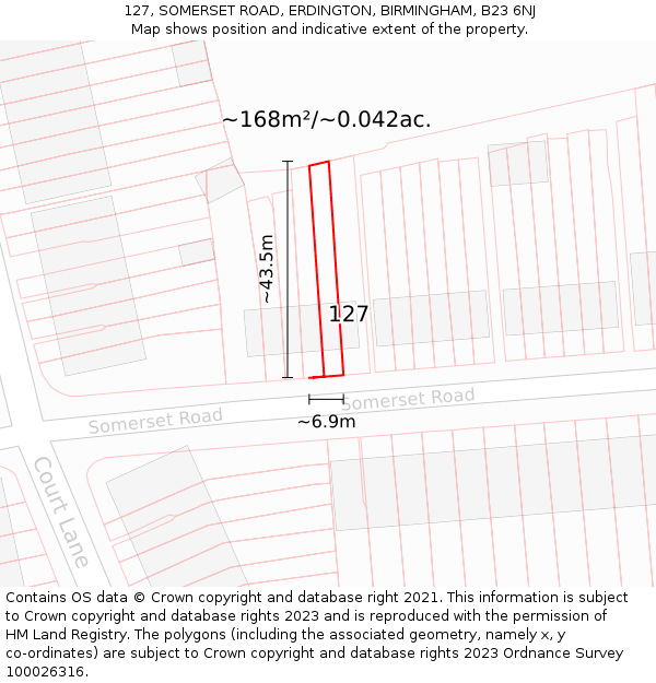 127, SOMERSET ROAD, ERDINGTON, BIRMINGHAM, B23 6NJ - £138,000