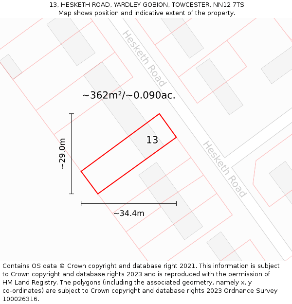 13, HESKETH ROAD, YARDLEY GOBION, TOWCESTER, NN12 7TS - £347,500