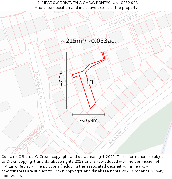 13, MEADOW DRIVE, TYLA GARW, PONTYCLUN, CF72 9FR - £282,500