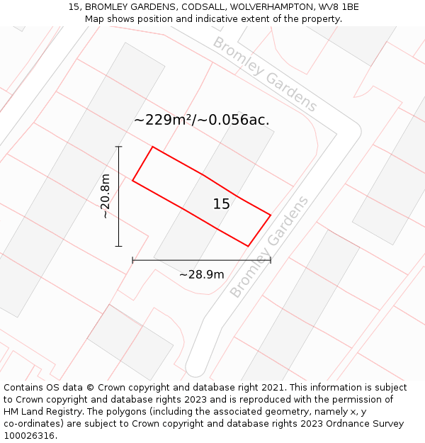 15, BROMLEY GARDENS, CODSALL, WOLVERHAMPTON, WV8 1BE - £237,500