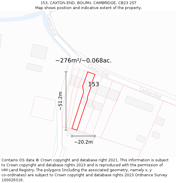 153, CAXTON END, BOURN, CAMBRIDGE, CB23 2ST - £180,000