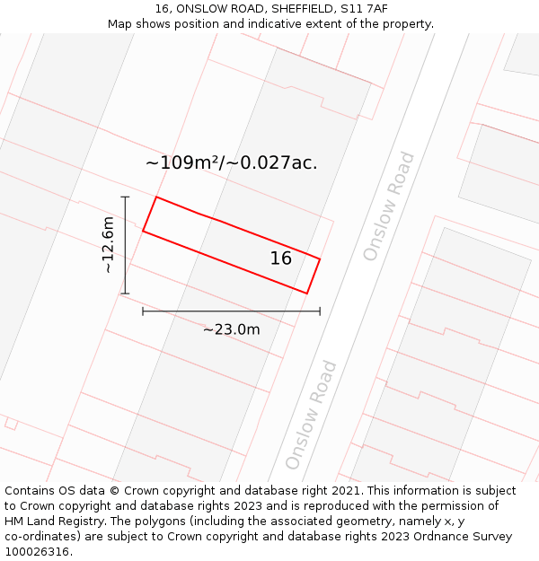 16, ONSLOW ROAD, SHEFFIELD, S11 7AF - £235,500