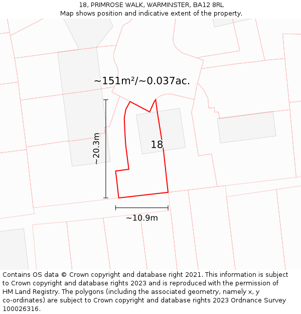 18, PRIMROSE WALK, WARMINSTER, BA12 8RL - £67,000
