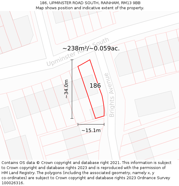 186, UPMINSTER ROAD SOUTH, RAINHAM, RM13 9BB - £390,000