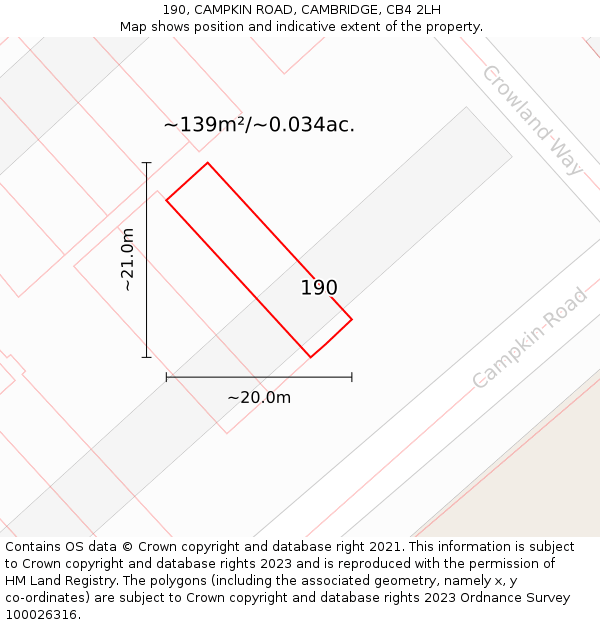 190, CAMPKIN ROAD, CAMBRIDGE, CB4 2LH - £174,000