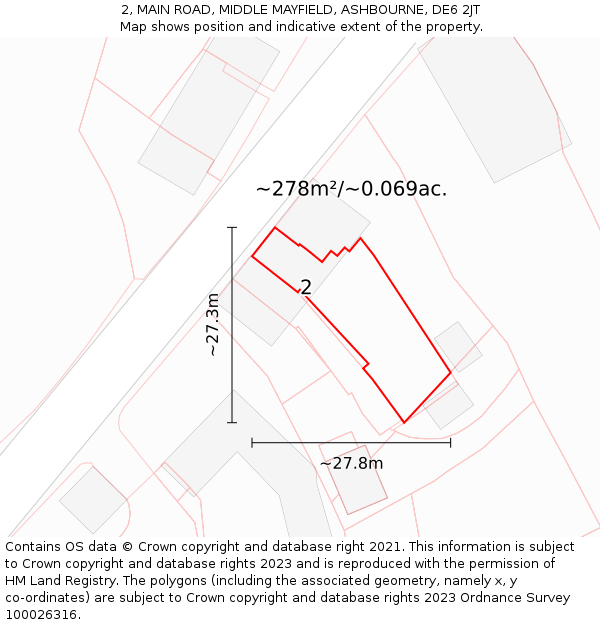 2, MAIN ROAD, MIDDLE MAYFIELD, ASHBOURNE, DE6 2JT - £85,000