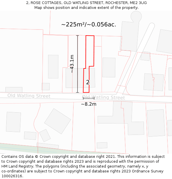 2, ROSE COTTAGES, OLD WATLING STREET, ROCHESTER, ME2 3UG - £325,000