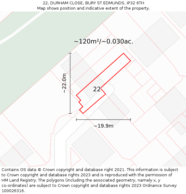 22, DURHAM CLOSE, BURY ST EDMUNDS, IP32 6TH - £140,000