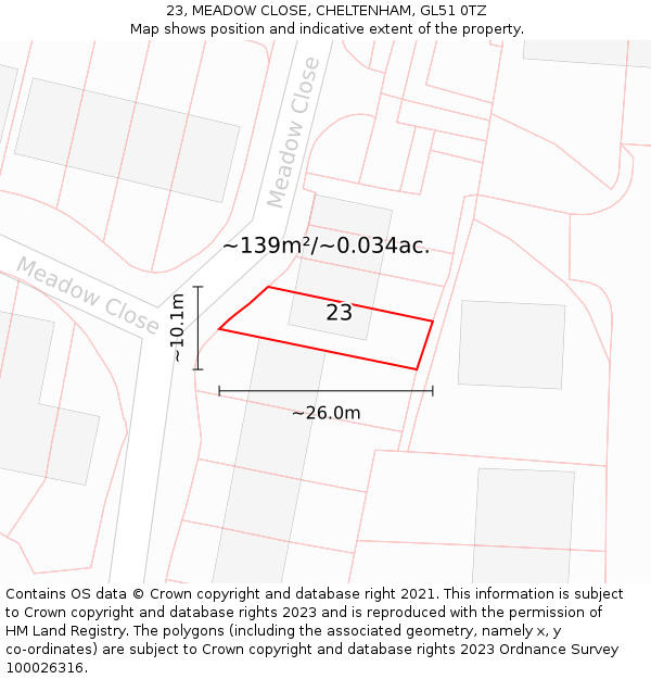23, MEADOW CLOSE, CHELTENHAM, GL51 0TZ - £260,000