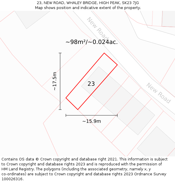 23, NEW ROAD, WHALEY BRIDGE, HIGH PEAK, SK23 7JG - £217,000