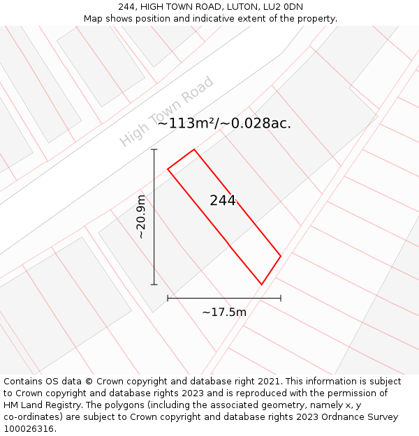 244, HIGH TOWN ROAD, LUTON, LU2 0DN - £285,000