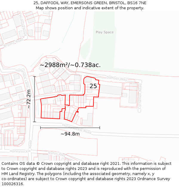 25, DAFFODIL WAY, EMERSONS GREEN, BRISTOL, BS16 7NE - £282,000