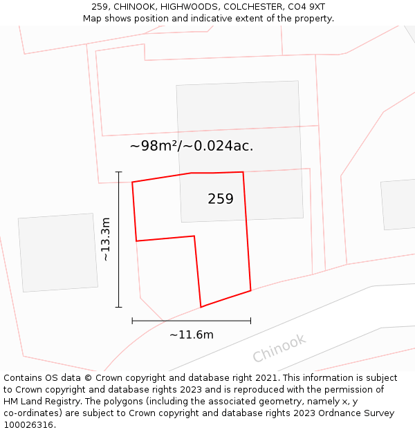259, CHINOOK, HIGHWOODS, COLCHESTER, CO4 9XT - £97,000