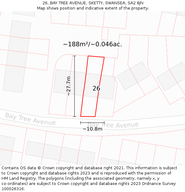 26, BAY TREE AVENUE, SKETTY, SWANSEA, SA2 8JN - £134,250