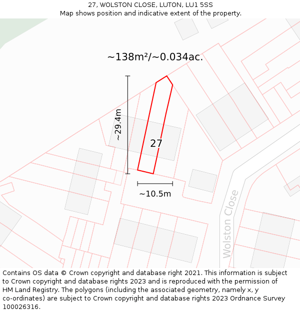 27, WOLSTON CLOSE, LUTON, LU1 5SS - £147,500