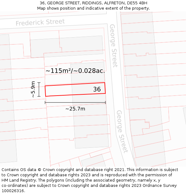 36, GEORGE STREET, RIDDINGS, ALFRETON, DE55 4BH - £70,000