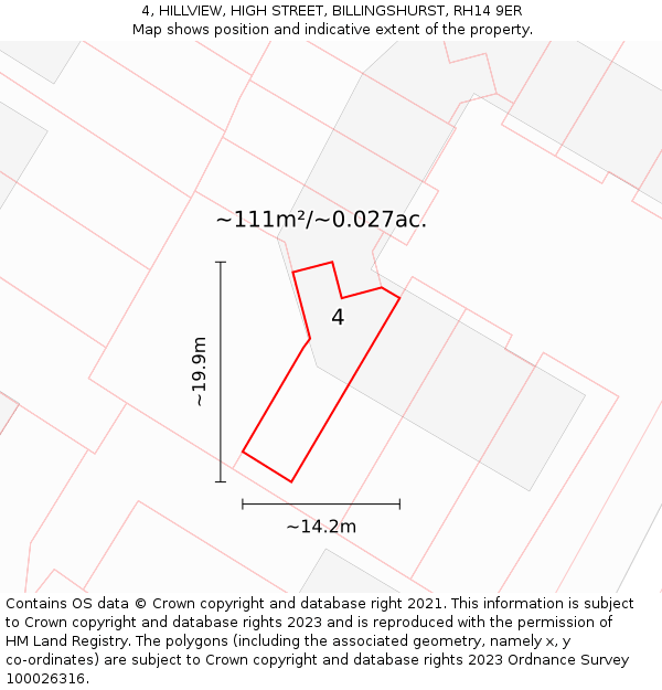4, HILLVIEW, HIGH STREET, BILLINGSHURST, RH14 9ER - £290,000