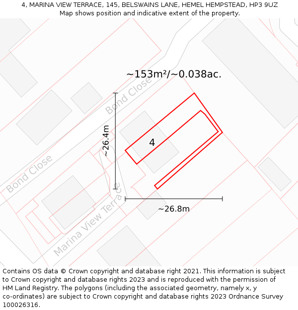 4, MARINA VIEW TERRACE, 145, BELSWAINS LANE, HEMEL HEMPSTEAD, HP3 9UZ ...