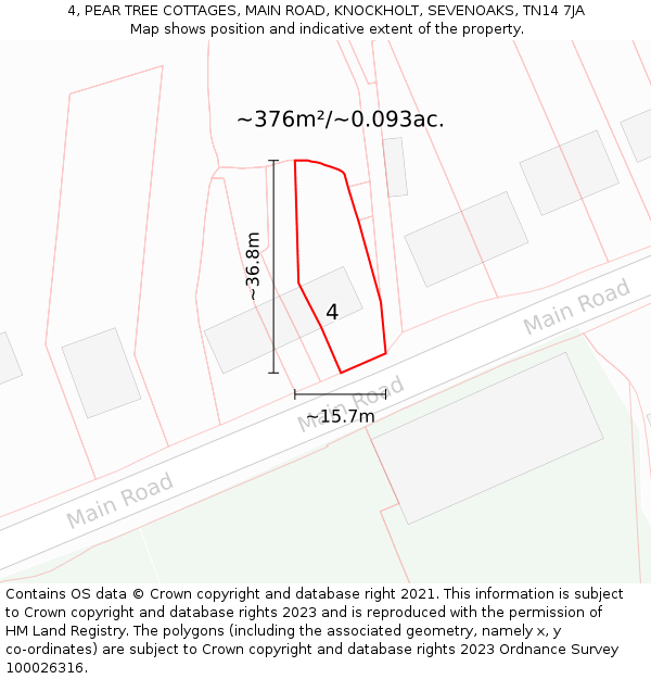 4, PEAR TREE COTTAGES, MAIN ROAD, KNOCKHOLT, SEVENOAKS, TN14 7JA - £595,000
