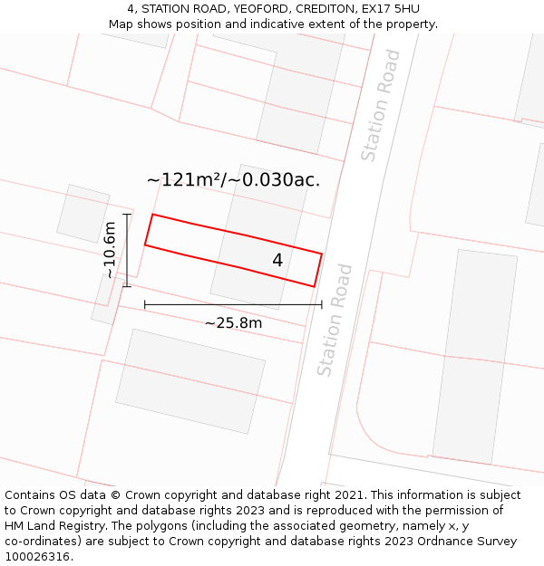 4, STATION ROAD, YEOFORD, CREDITON, EX17 5HU - £175,000