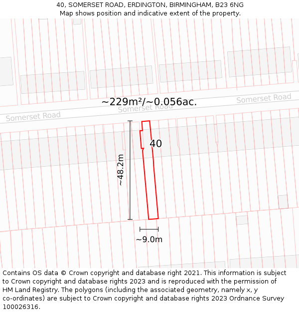 40, SOMERSET ROAD, ERDINGTON, BIRMINGHAM, B23 6NG - £270,000