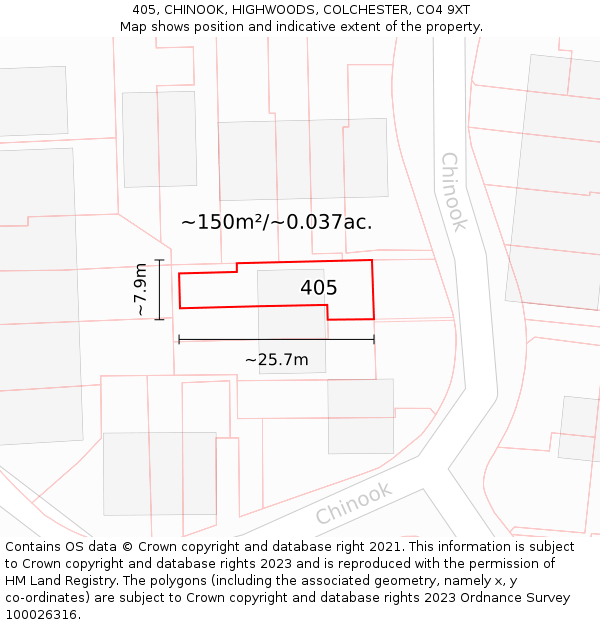 405, CHINOOK, HIGHWOODS, COLCHESTER, CO4 9XT - £214,000