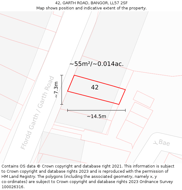 42, GARTH ROAD, BANGOR, LL57 2SF - £175,000