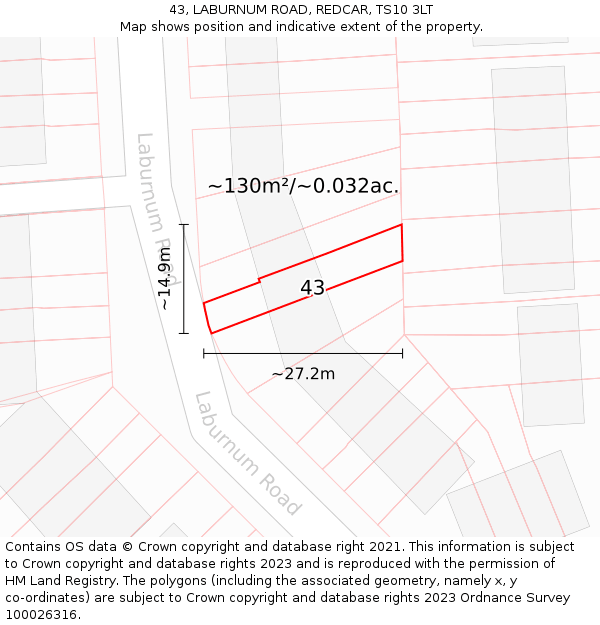 43, LABURNUM ROAD, REDCAR, TS10 3LT - £108,120