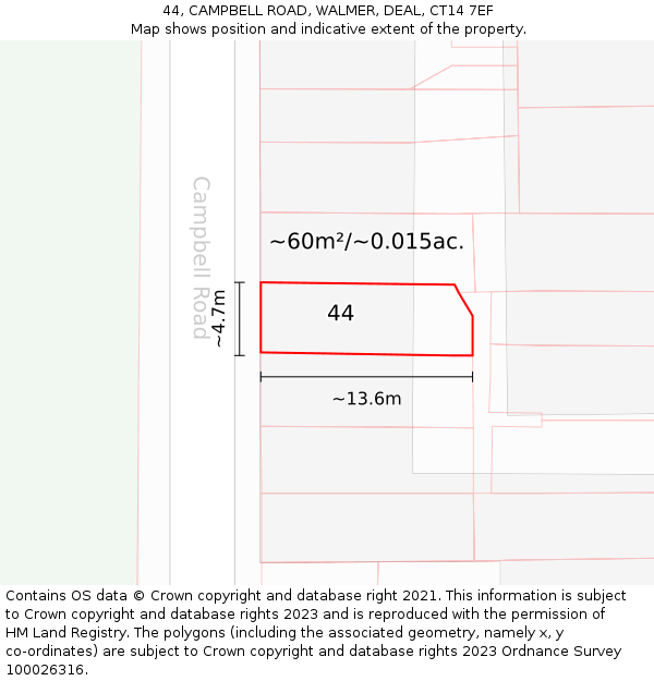 44, CAMPBELL ROAD, WALMER, DEAL, CT14 7EF - £255,000