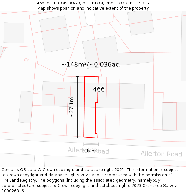 466, ALLERTON ROAD, ALLERTON, BRADFORD, BD15 7DY - £77,995