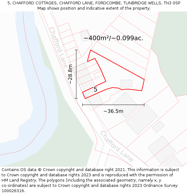 5, CHAFFORD COTTAGES, CHAFFORD LANE, FORDCOMBE, TUNBRIDGE WELLS, TN3 0SP - £350,000