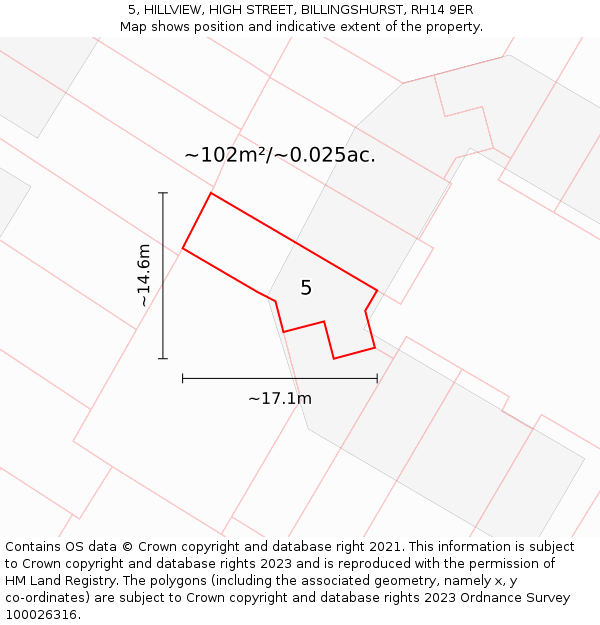 5, HILLVIEW, HIGH STREET, BILLINGSHURST, RH14 9ER - £355,000
