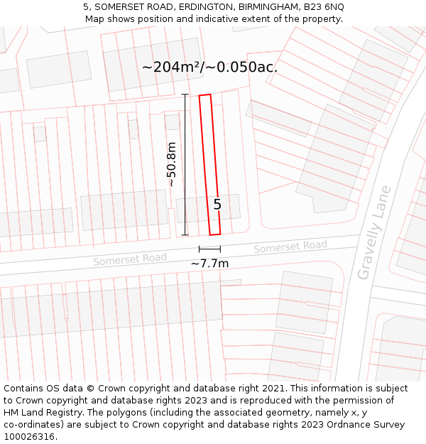 5, SOMERSET ROAD, ERDINGTON, BIRMINGHAM, B23 6NQ - £206,700