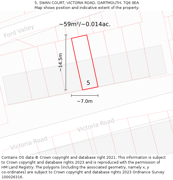 5, SWAN COURT, VICTORIA ROAD, DARTMOUTH, TQ6 9EA - £146,000