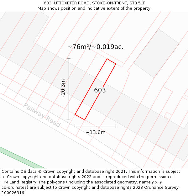 603, UTTOXETER ROAD, STOKE-ON-TRENT, ST3 5LT - £44,000