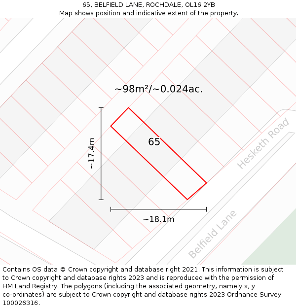 65, BELFIELD LANE, ROCHDALE, OL16 2YB - £133,250