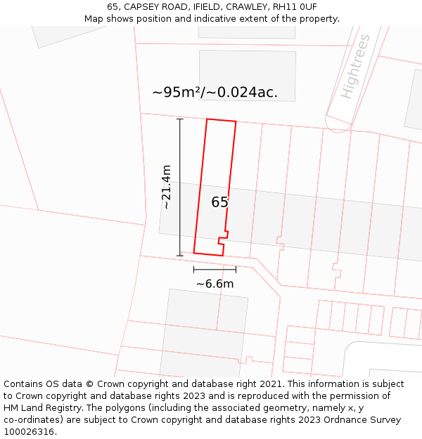 65, CAPSEY ROAD, IFIELD, CRAWLEY, RH11 0UF - £225,500