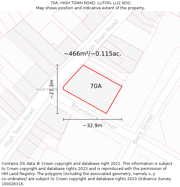70A, HIGH TOWN ROAD, LUTON, LU2 0DG - £155,687
