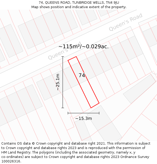 74, QUEENS ROAD, TUNBRIDGE WELLS, TN4 9JU - £338,000