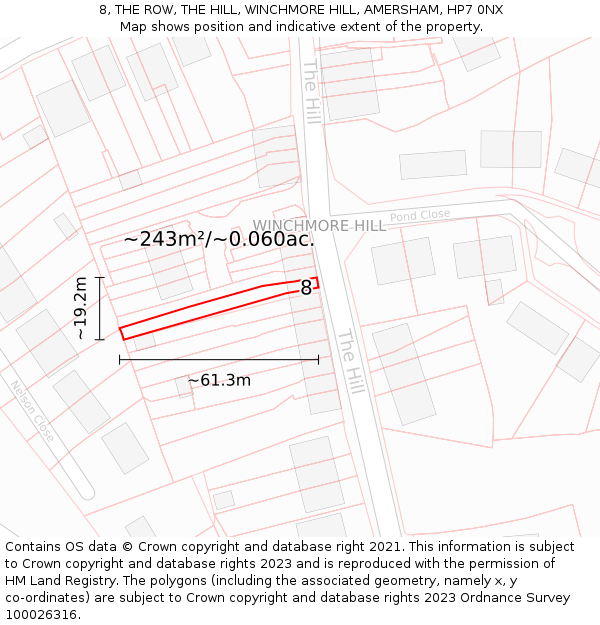 8, THE ROW, THE HILL, WINCHMORE HILL, AMERSHAM, HP7 0NX - £540,650