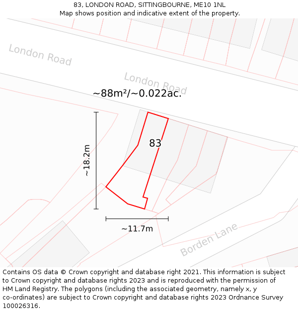 83, LONDON ROAD, SITTINGBOURNE, ME10 1NL - £160,000