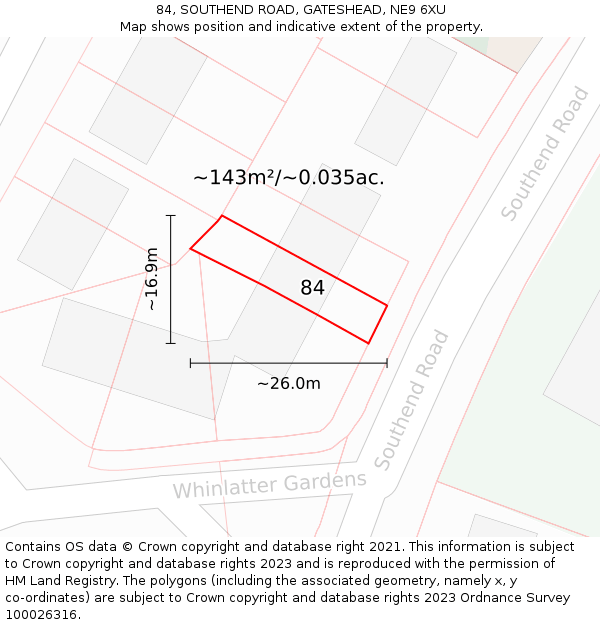 84, SOUTHEND ROAD, GATESHEAD, NE9 6XU - £124,950