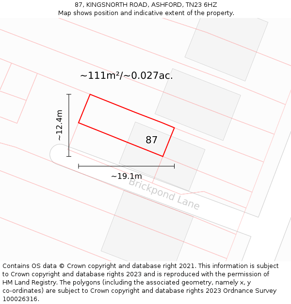 87, KINGSNORTH ROAD, ASHFORD, TN23 6HZ - £185,000
