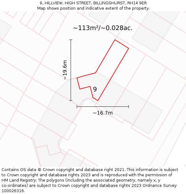 9, HILLVIEW, HIGH STREET, BILLINGSHURST, RH14 9ER - £325,000