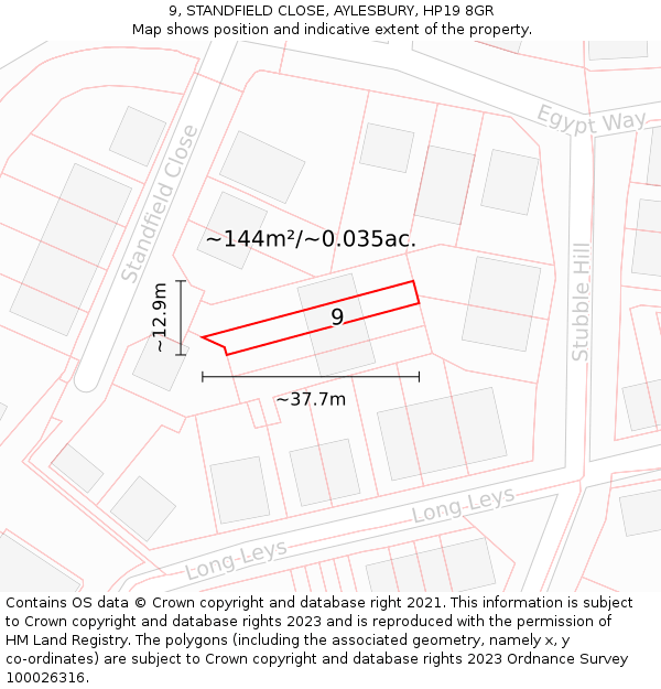 9, STANDFIELD CLOSE, AYLESBURY, HP19 8GR - £260,000